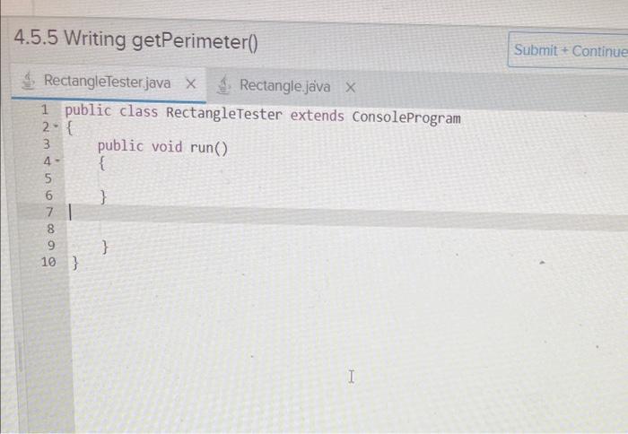 Solved 12⋅34−5678910 public class Rectangleteste { public | Chegg.com