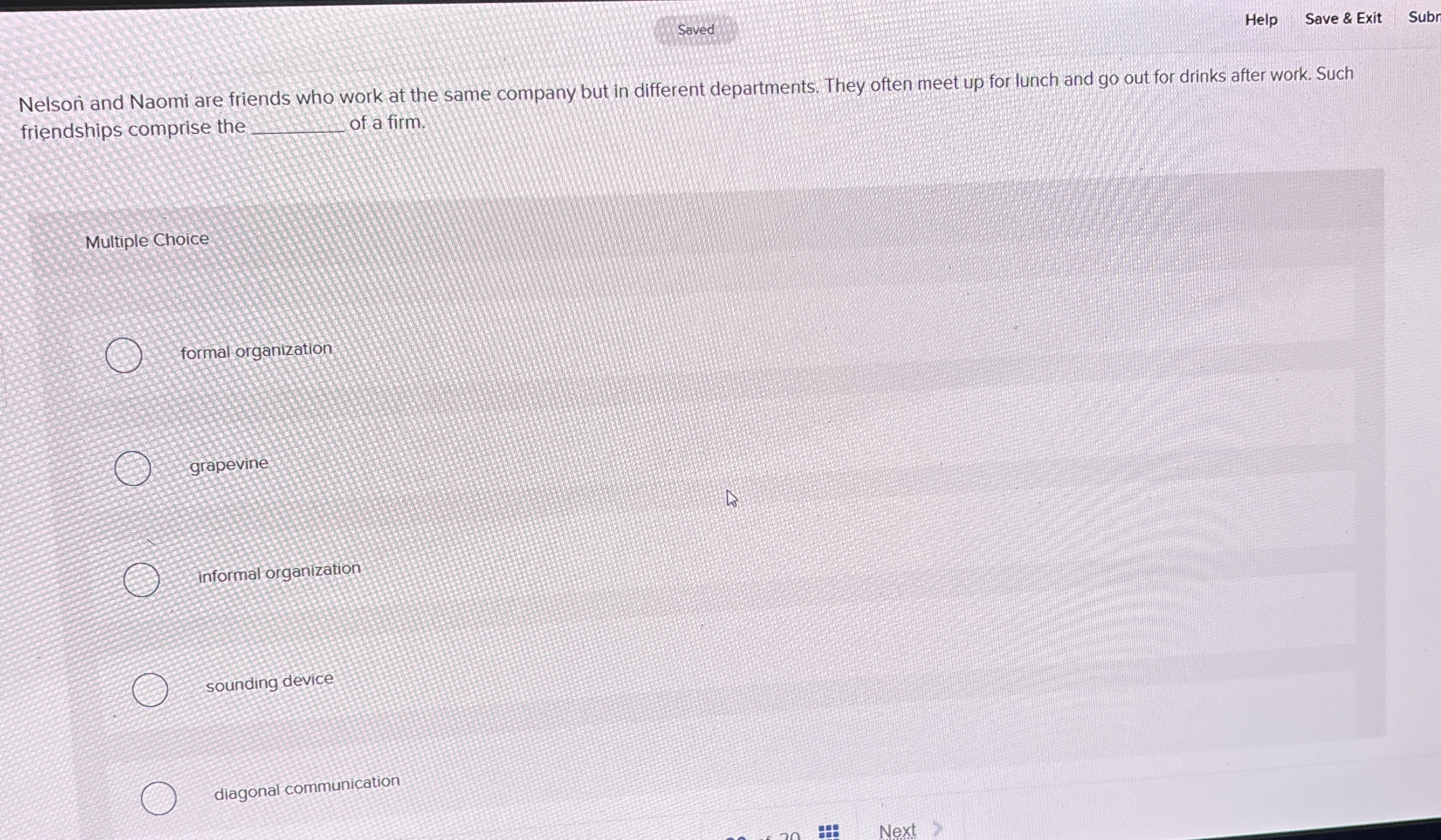 Solved SavedHelpSave & ExitSubrNelsori and Naomi are friends | Chegg.com