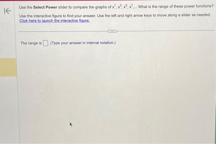 Solved Use the Select Power slider to compare the graphs of | Chegg.com