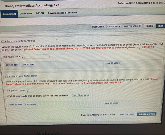 Solved Assignment Gradebook ORION Downloadable eTextbook | Chegg.com