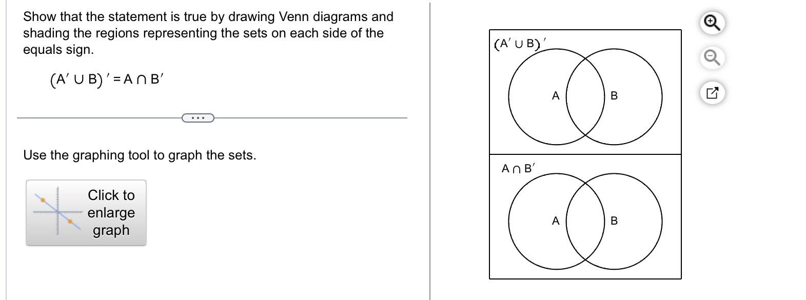 Solved Show that the statement is true by drawing Venn | Chegg.com