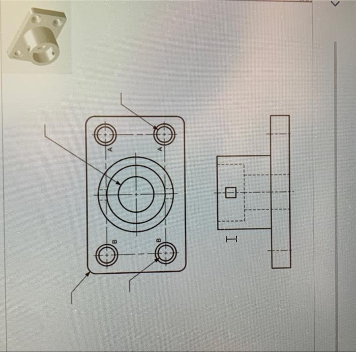 Solved Use the general dimensioning symbols to correctly | Chegg.com