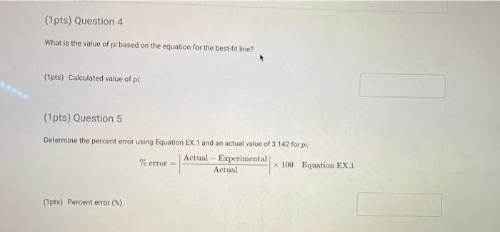 Solved (1pts) Question 4 What is the value of pl based on | Chegg.com