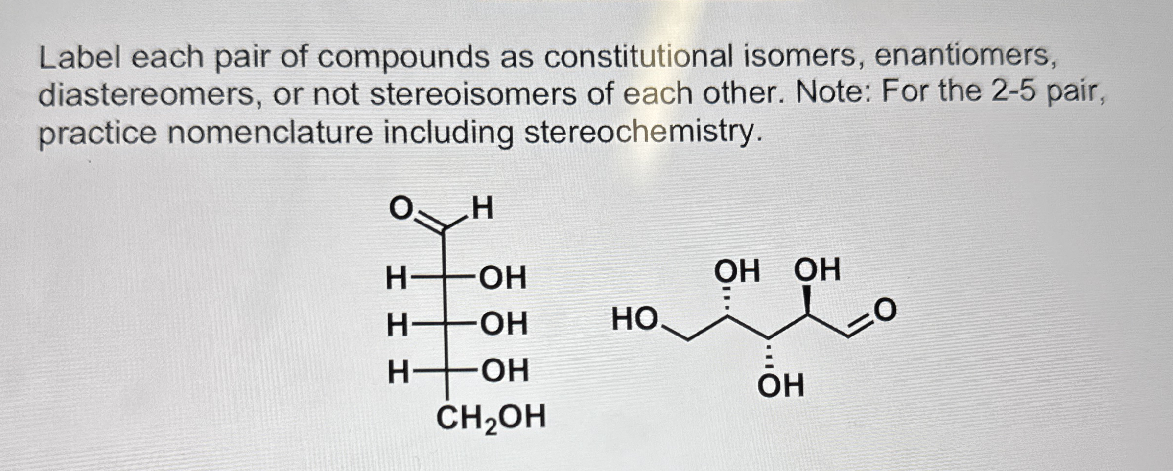 Solved Label each pair of compounds as constitutional | Chegg.com