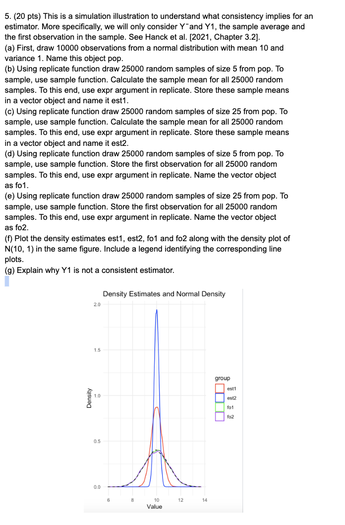 Solved (20 ﻿pts) ﻿This is a simulation illustration to | Chegg.com