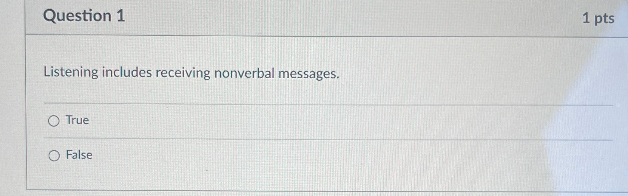 Solved Question 11 ﻿ptsListening includes receiving | Chegg.com