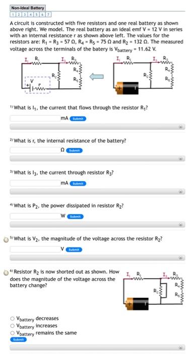A circuit is constructed with five resistors and one | Chegg.com