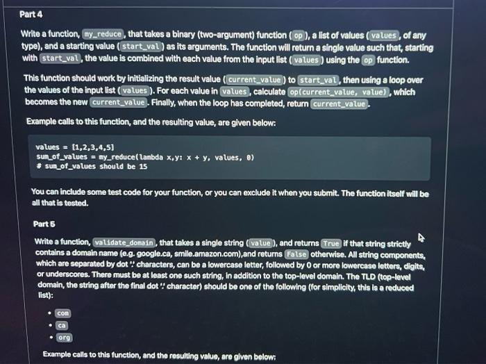 Solved Part 1 Write a function called is vowel that takes a | Chegg.com