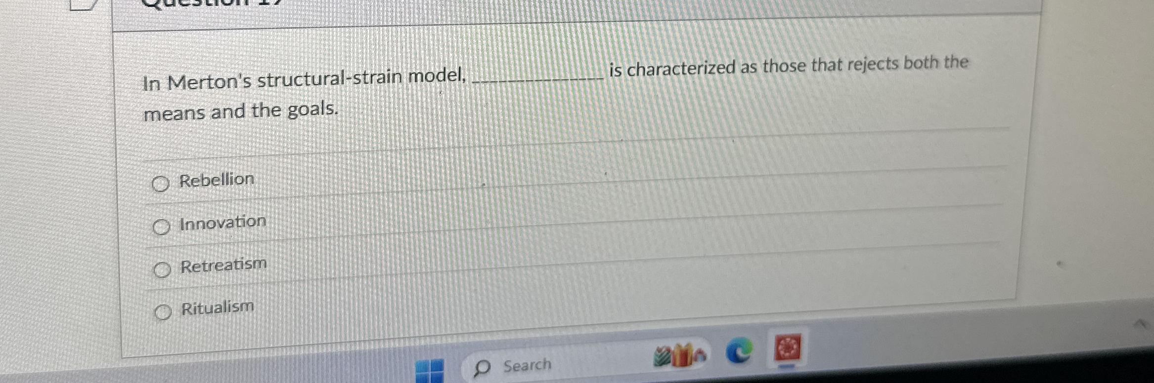 Solved In Merton's structural-strain model, is characterized | Chegg.com