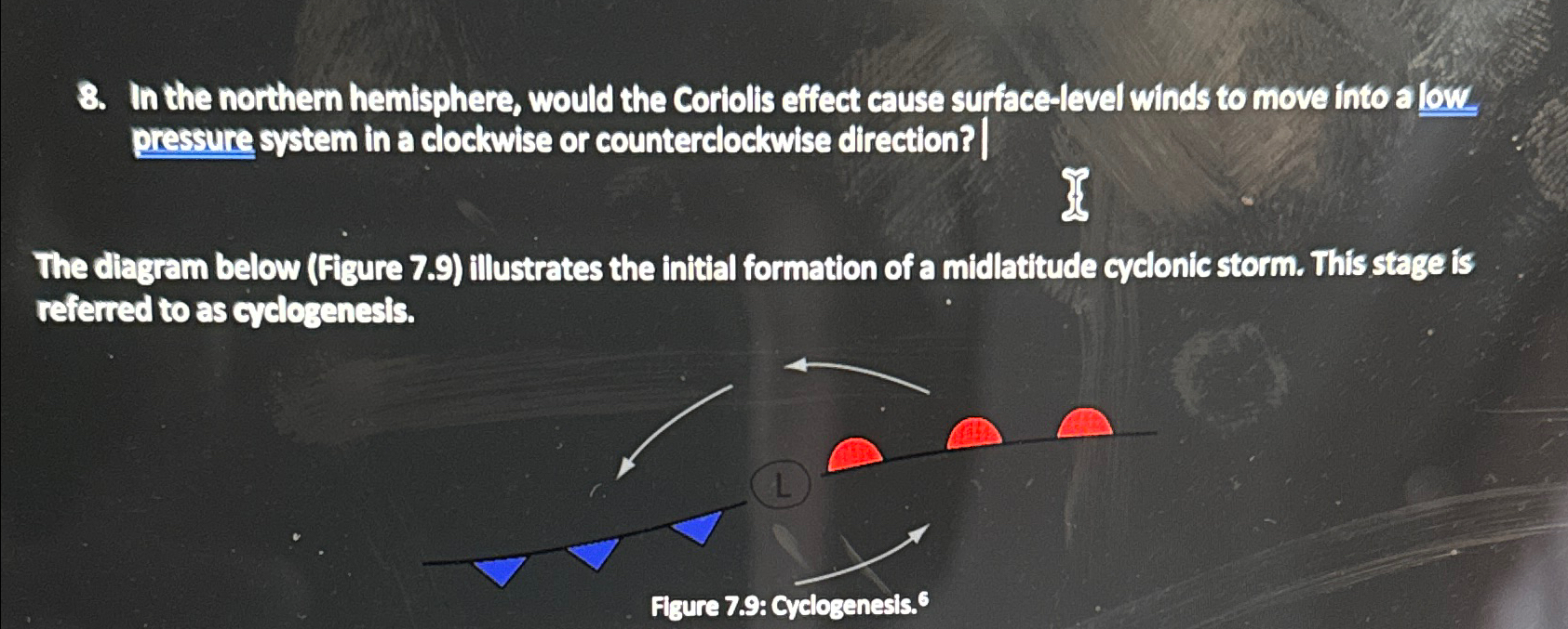 Solved In the northern hemisphere, would the Coriolis effect | Chegg.com