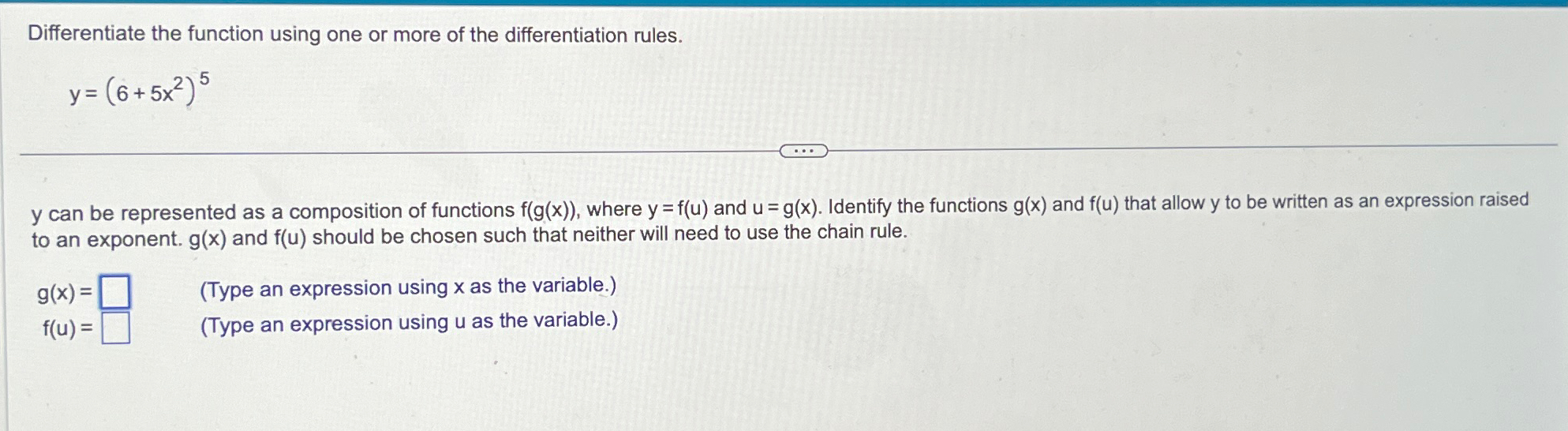 Solved Differentiate the function using one or more of the | Chegg.com