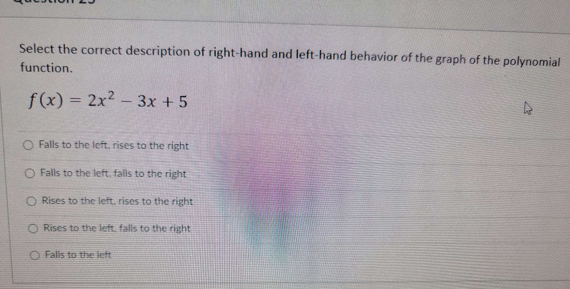 Solved Select the correct description of right-hand and | Chegg.com