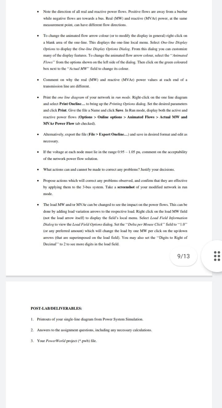 Solved INTRODUCTION TO POWER WORLD SIMULATOR INTRODUCTION: | Chegg.com