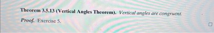 Solved 4. Prove that supplements of congruent angles are | Chegg.com
