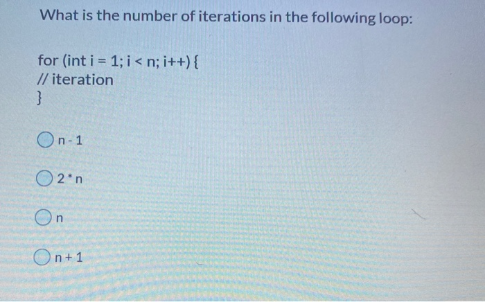 Solved The following loop displays for (int i = 2; i