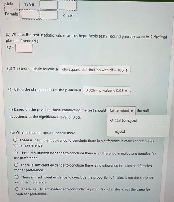 Solved Question 21 Tries remaining Random samples of 52 male | Chegg.com