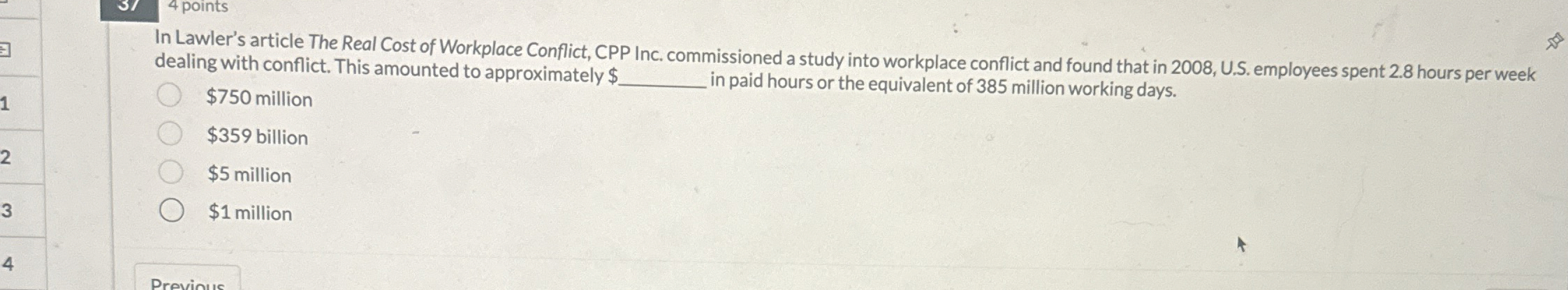 Solved 4 ﻿pointsIn Lawler's article The Real Cost of | Chegg.com