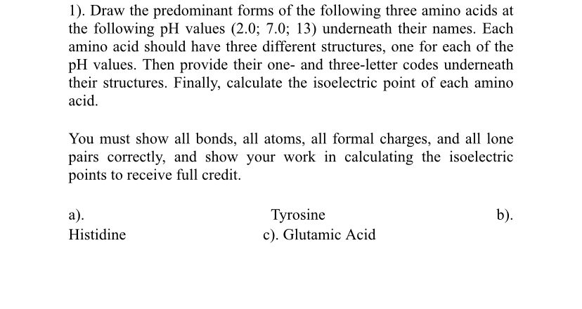 Solved Please help me with this biochem practice problem, | Chegg.com