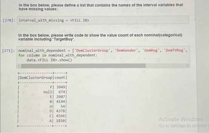 In the box below, please define a list that contains | Chegg.com