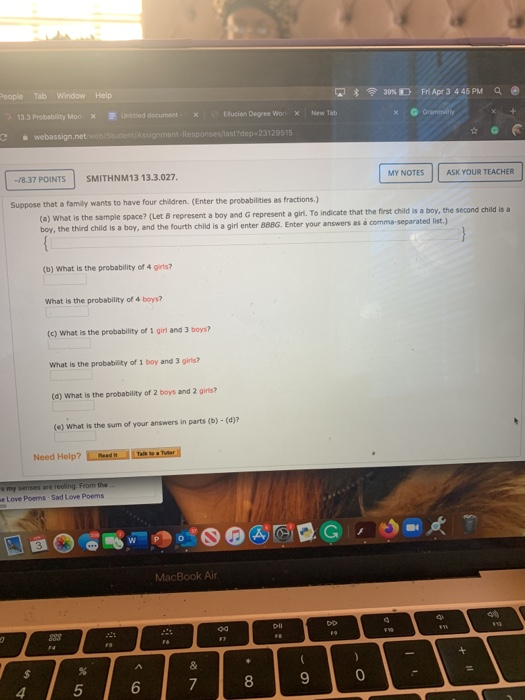 Solved Tils assignment, you submit answers by quest nit or | Chegg.com
