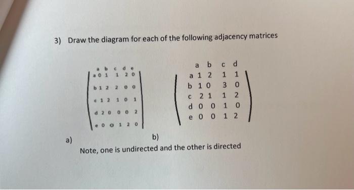 5) Using the matrix in 3b do the following: Find R by | Chegg.com