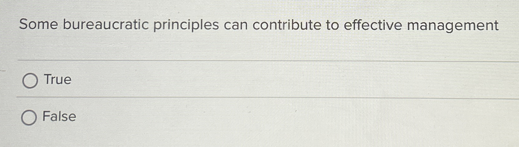 Solved Some bureaucratic principles can contribute to | Chegg.com