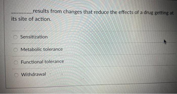 Solved results from changes that reduce the effects of a | Chegg.com