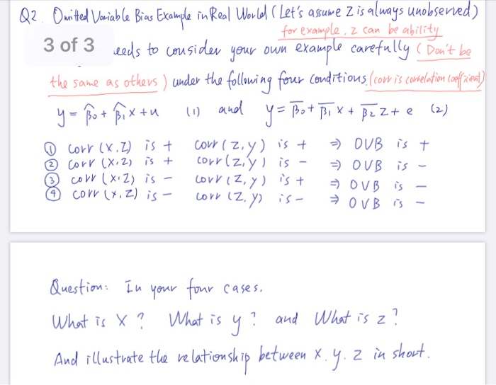 Q Omitted Variable Bias And Multicolinearity Problem