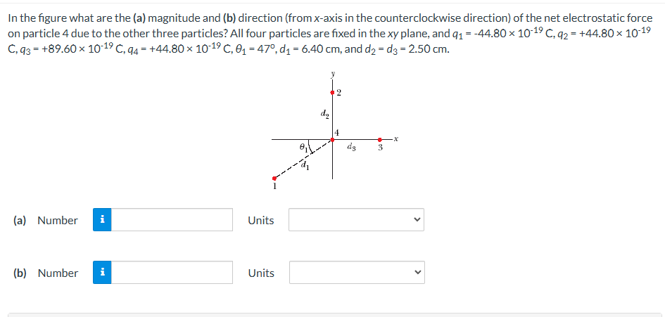 Solved x-axis in ﻿the counterclockwise directionxy plane, | Chegg.com