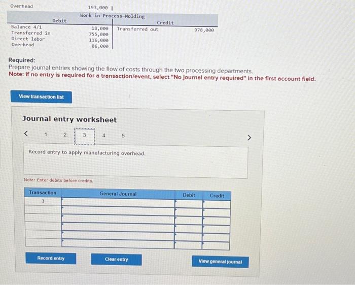 Solved Required: Prepare journal entries showing the | Chegg.com
