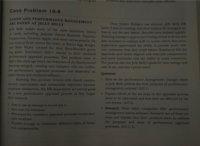 Solved CANDY AND PERFORMANCE MANAGEMENT Once vendor Halogen | Chegg.com
