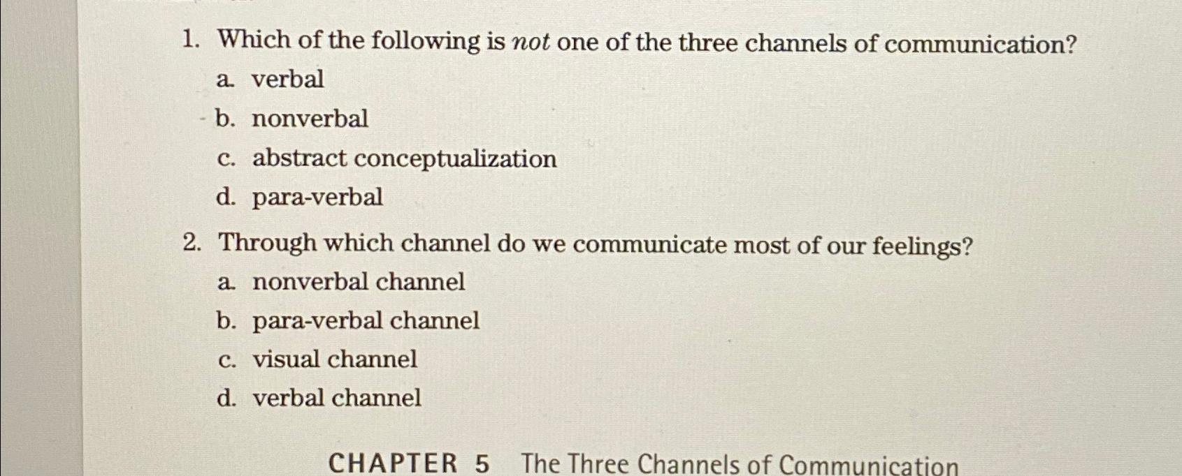 Solved Which of the following is not one of the three | Chegg.com