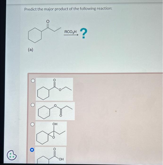 Solved Predict the major product of the following reaction: | Chegg.com