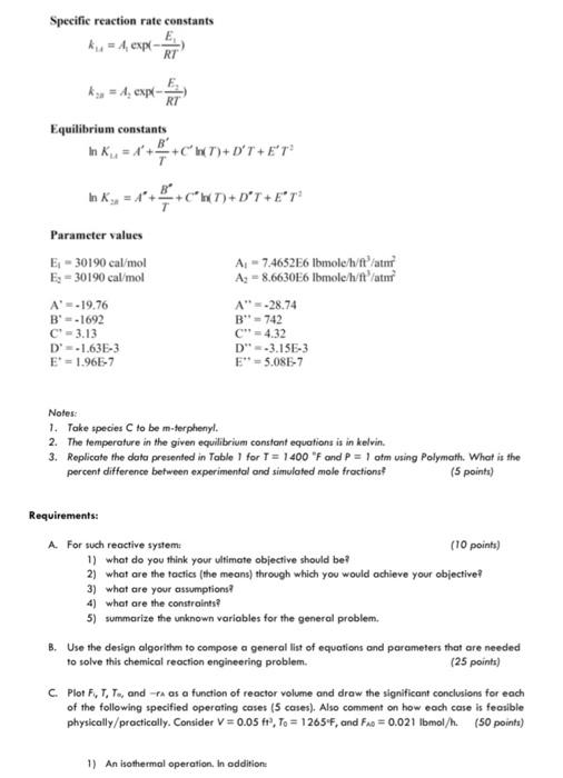 Pyrolysis of Benzene In this project, the pyrolysis | Chegg.com