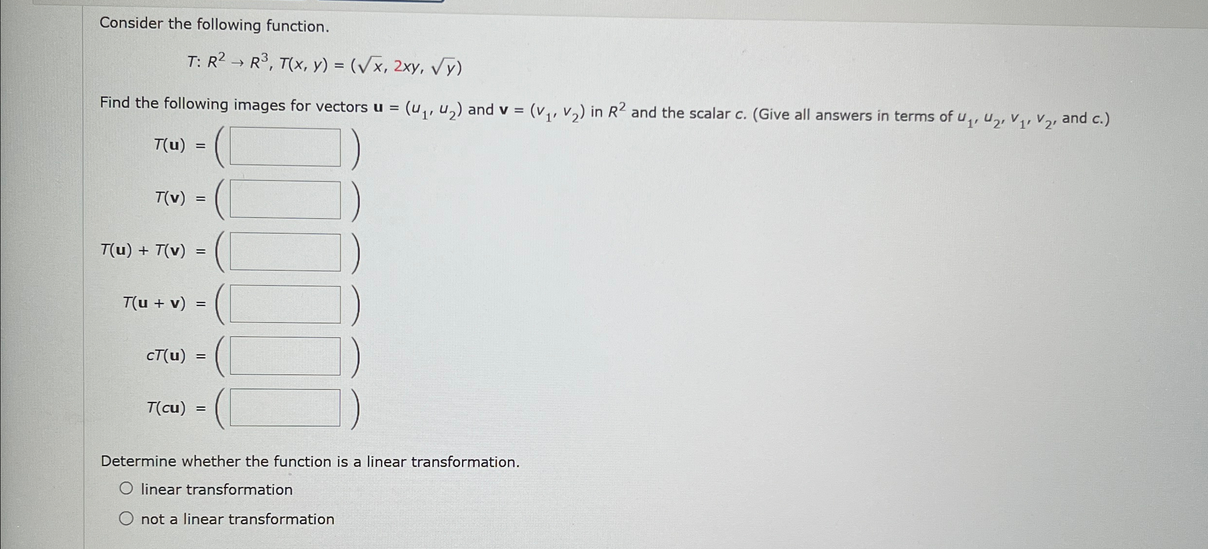 Solved Consider the following | Chegg.com
