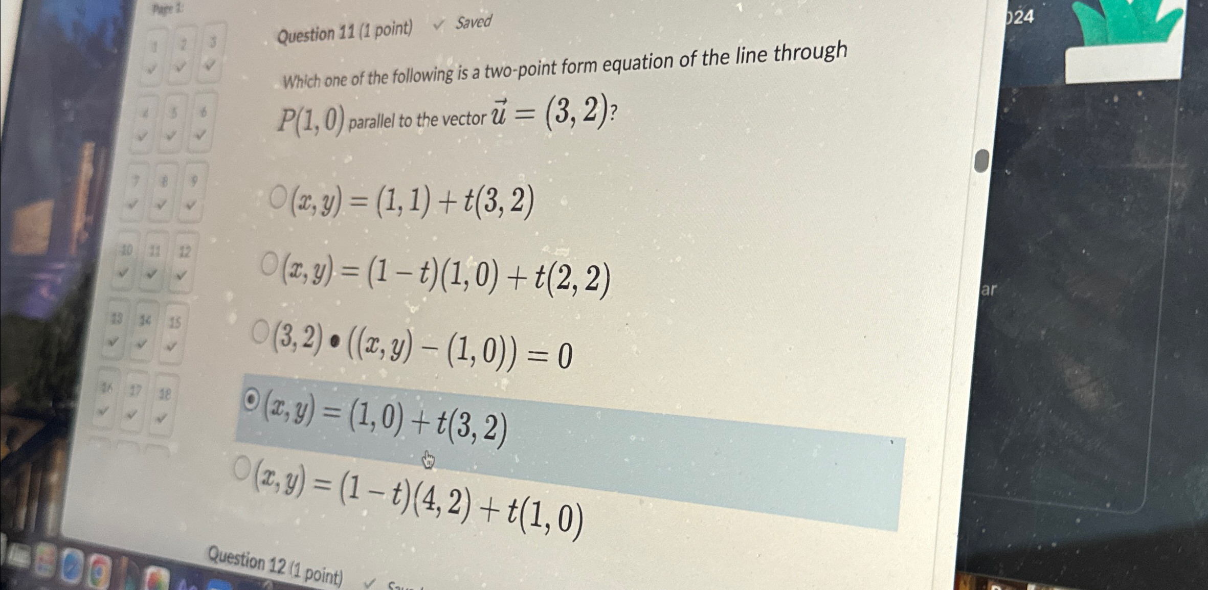 Question 11 (1 point)Saved024Which one of the | Chegg.com Question 11 (1 point)Saved024Which one of the | Chegg.com