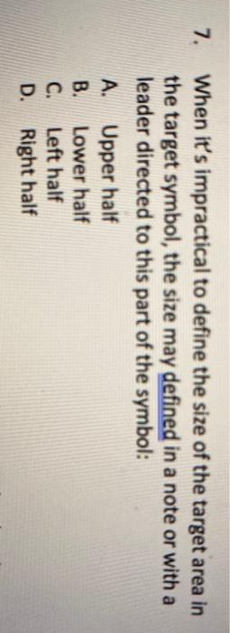 Solved 7. When it's impractical to define the size of the | Chegg.com