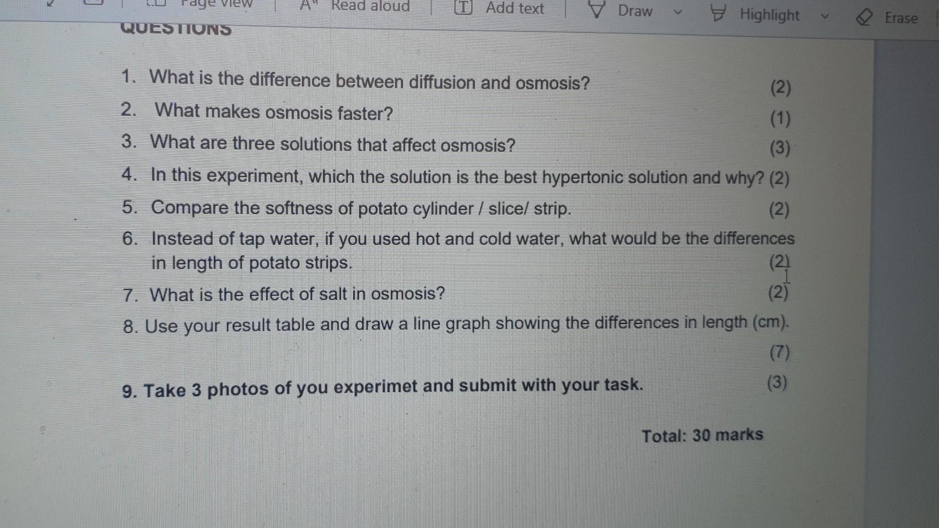 Solved 1. What is the difference between diffusion and | Chegg.com