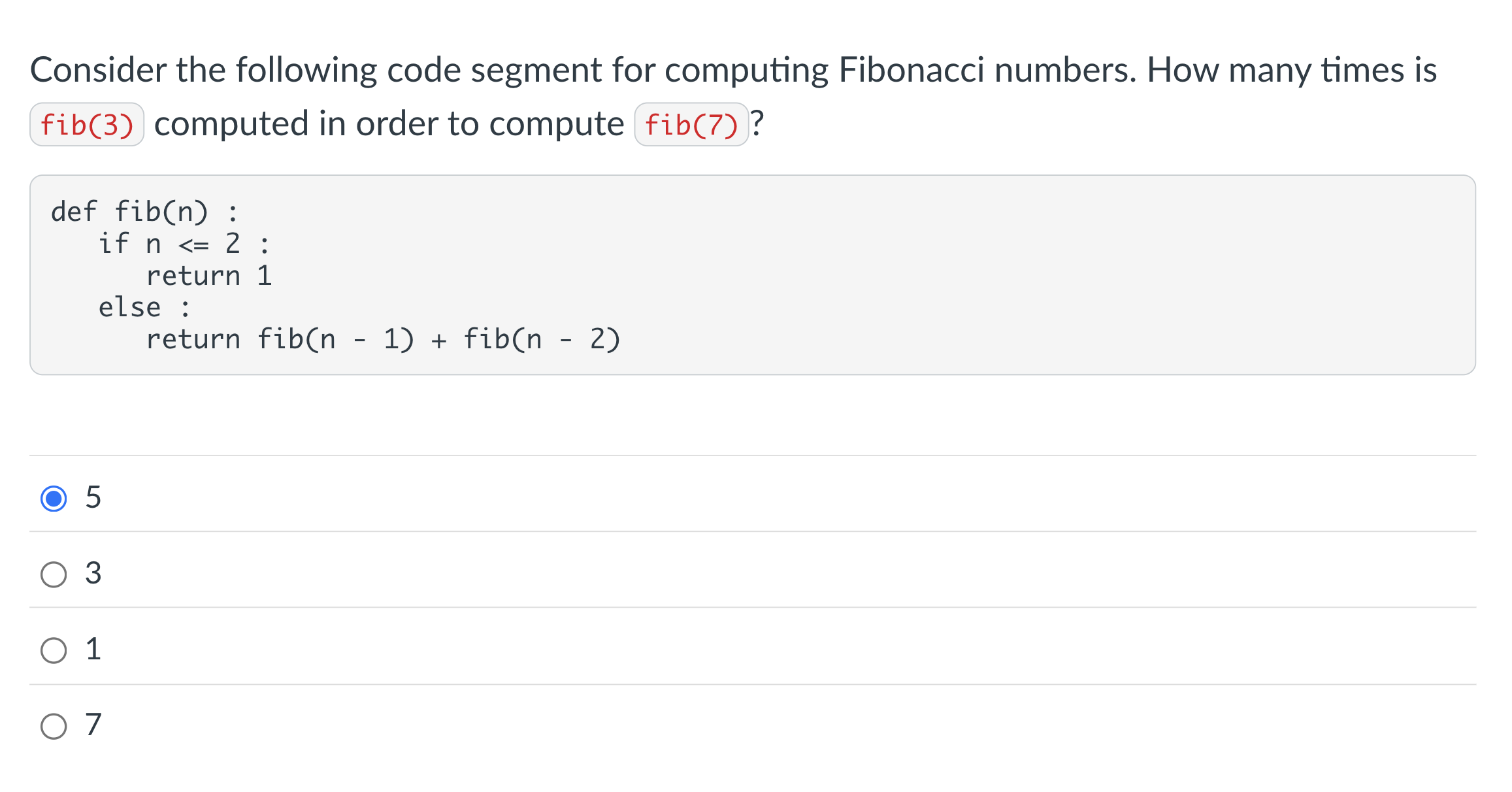 Solved Consider the following code segment for computing | Chegg.com