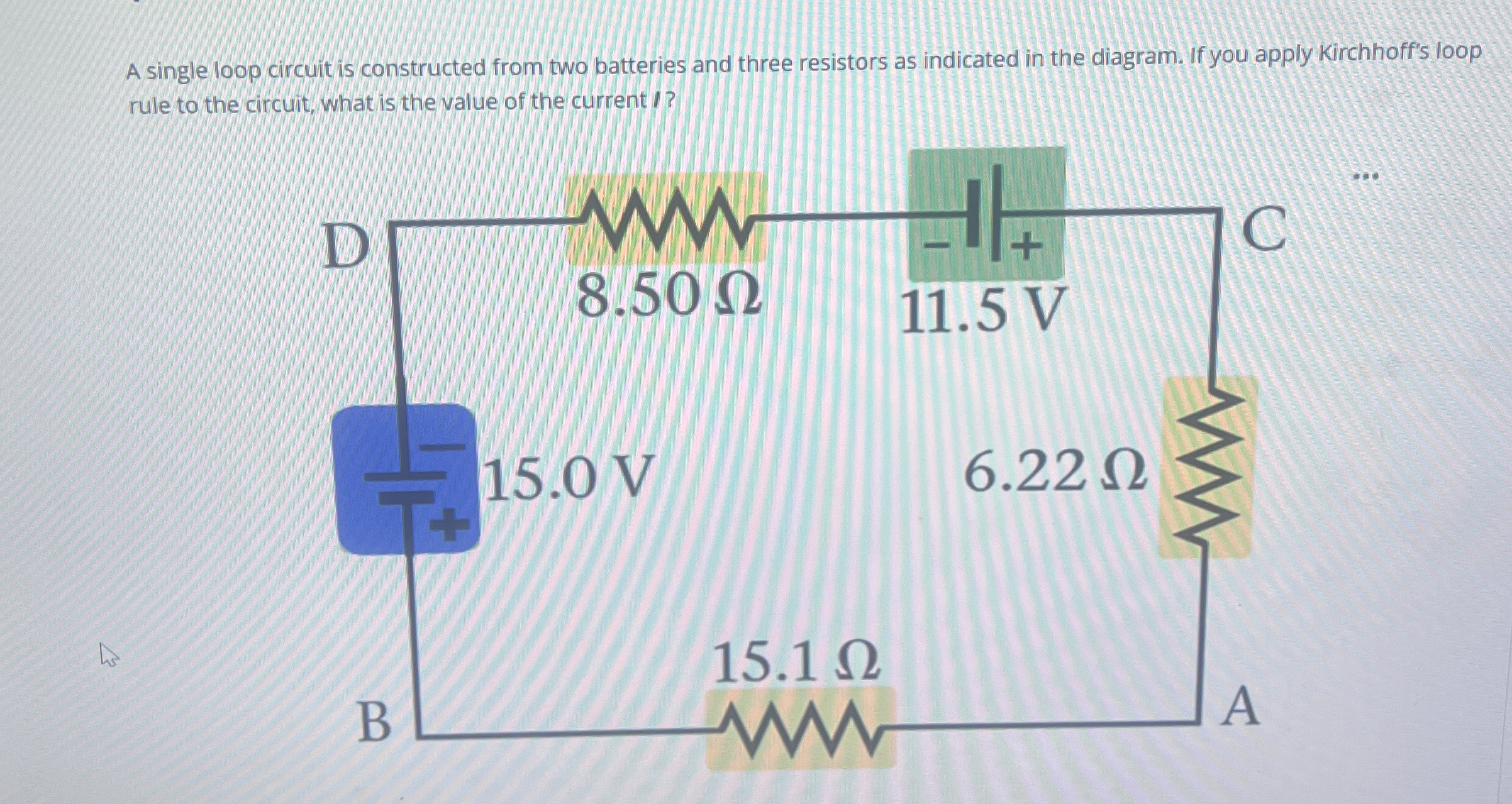 Solved A single loop circuit is constructed from two | Chegg.com