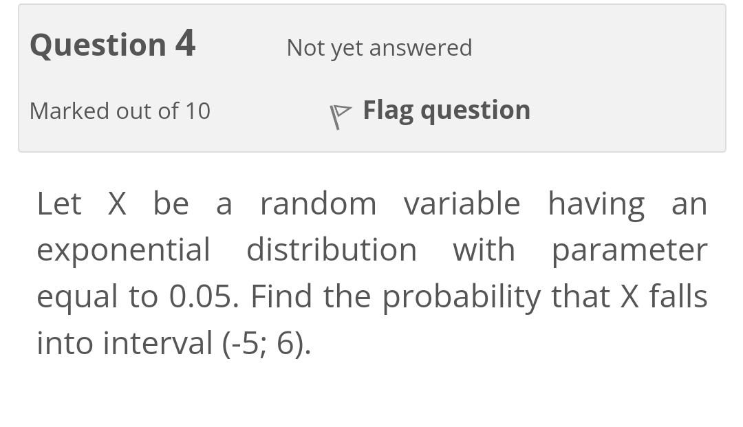 Solved Let X be a random variable having an exponential | Chegg.com