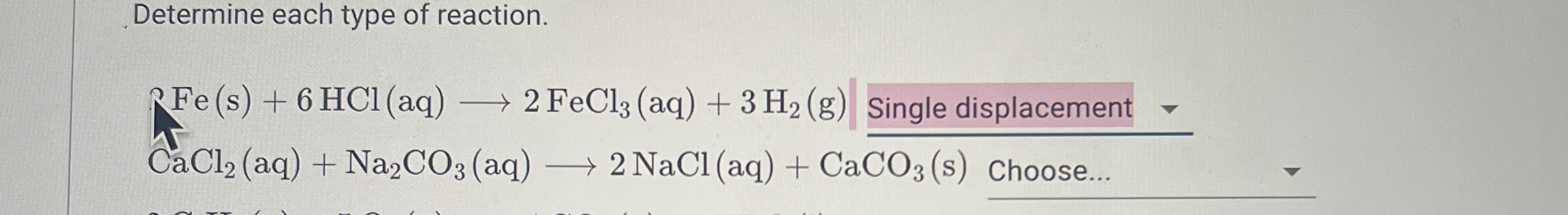 Solved Determine each type of | Chegg.com