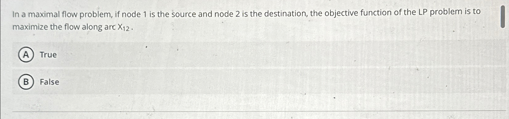 Solved In a maximal flow problem, if node 1 ﻿is the source | Chegg.com