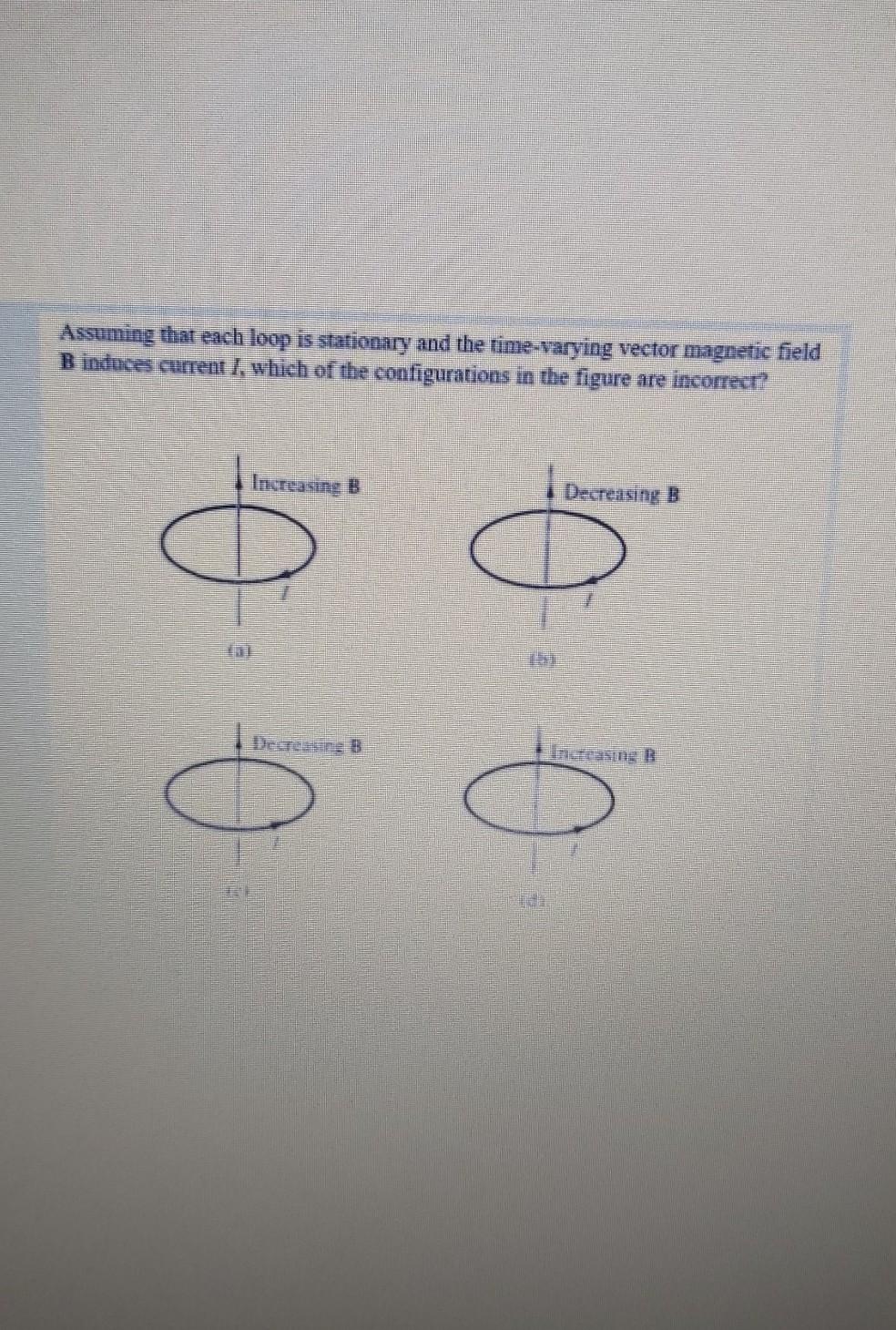 Solved Assuming that each loop is stationary and the | Chegg.com