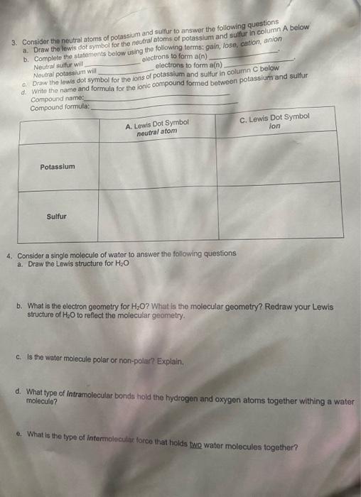 Solved Lewis Structure Reviow and Practice (50 points): 1. | Chegg.com