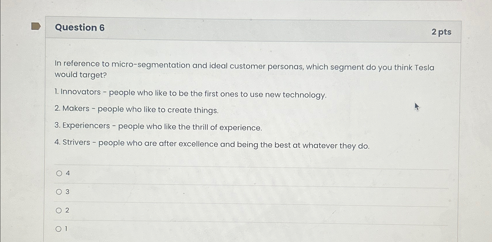 Solved Question 62 ﻿ptsIn reference to micro-segmentation | Chegg.com