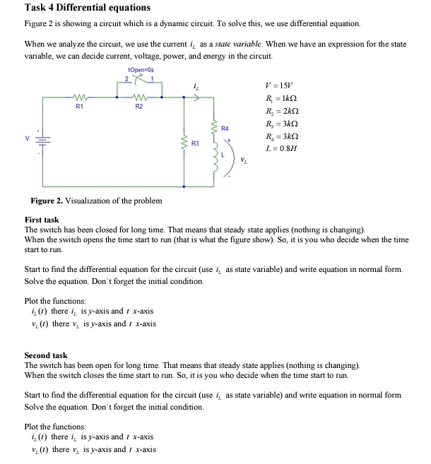 Solved Figure 2 ﻿is showing a circuit which is a dynamic | Chegg.com