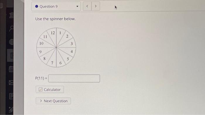 Solved Use the spinner below. | Chegg.com