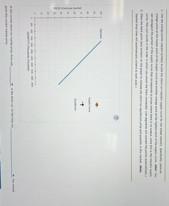 Solved 1. Use the orange points (square symbol) to plot the | Chegg.com