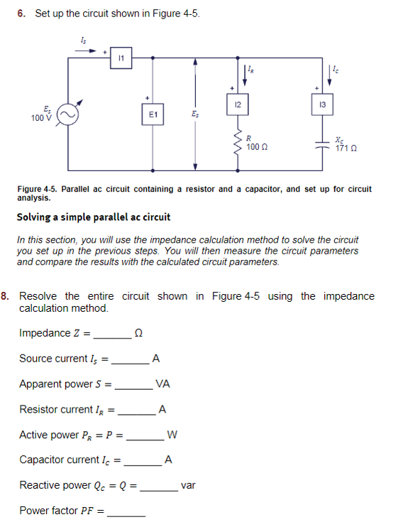 Solved Set up the circuit shown in Figure 4-5.Figure 4-5. | Chegg.com